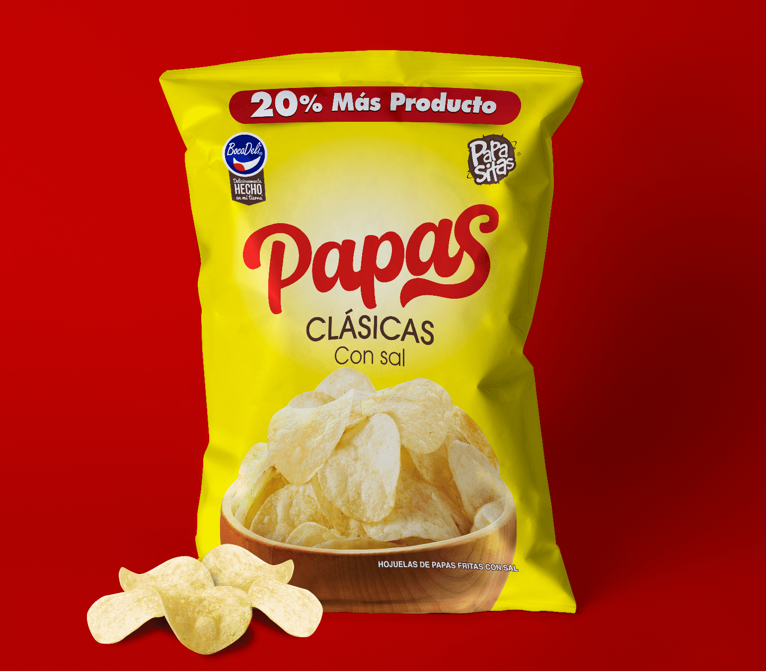 ¡Papas clásicas con sal! - Bocadeli